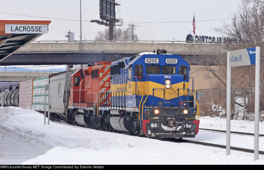 DM&E 6200, CP's Tomah Sub.